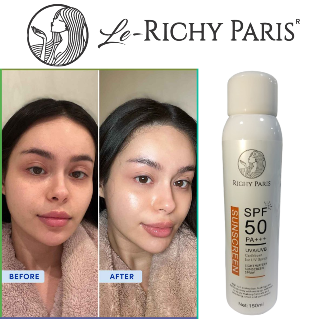 💎 RICHY PARIS Sunscreen Spray SPF 50 PA+++: The lightest and most ...